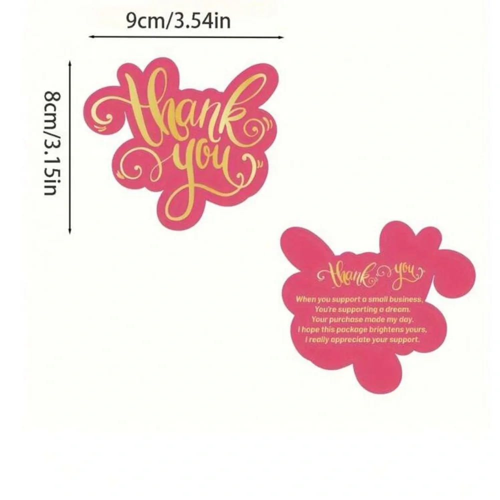 Design | 5 Pcs Thank You Cards Pink Or Blue | Poshmark